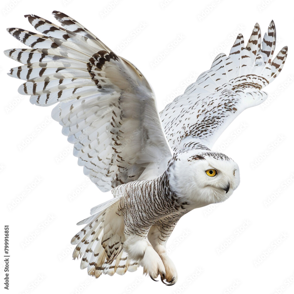 PNG - photo of flying snowy owl isolated transparent background Stock ...