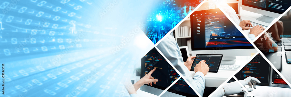 Computer programming, coding and AI artificial intelligence software development engaged by ...