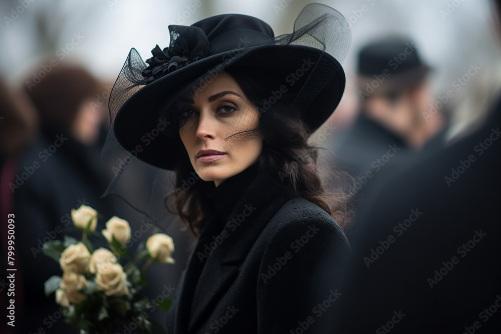 Sad bury ceremony at old cemetery church funeral farewell rest in peace ...