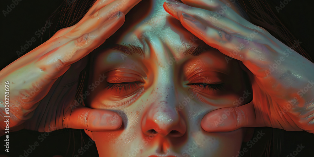 Stock-Illustration „Myasthenia Gravis: The Muscle Weakness and Drooping ...