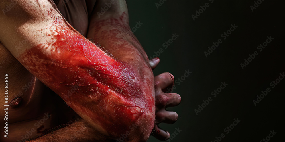 Broken Humerus: The Arm Pain and Bruising - A person holding their ...