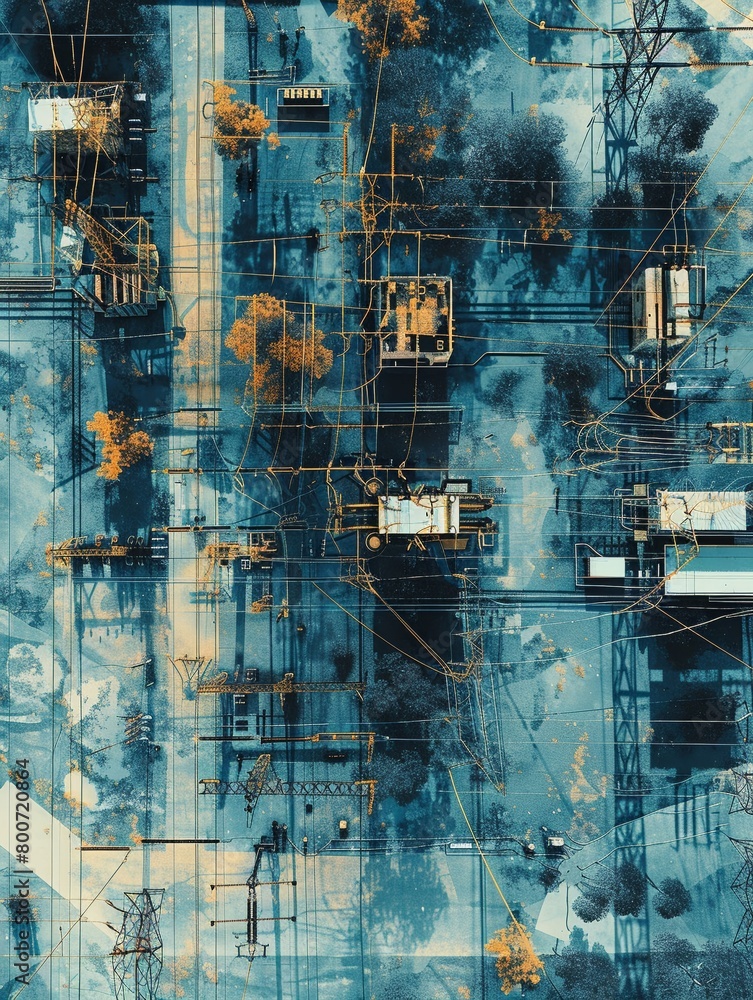 complexity and efficiency of power grid infrastructure through a ...