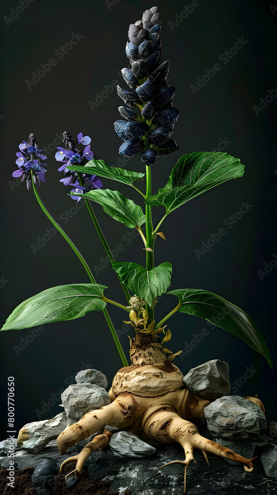 Ilustración de Stock Revealing the Mystical Powers of Rare Medicinal ...