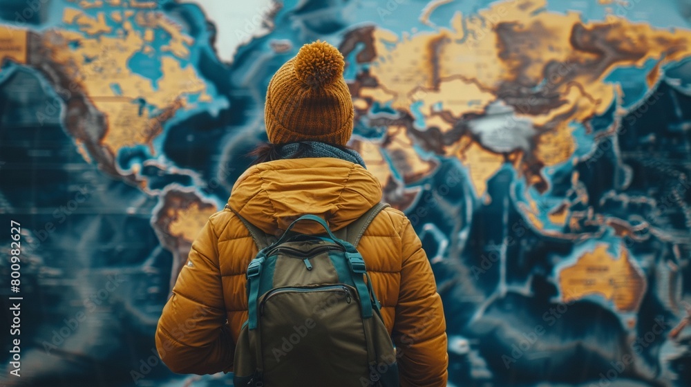 Person traveling and experiencing new cultures, Learning through ...