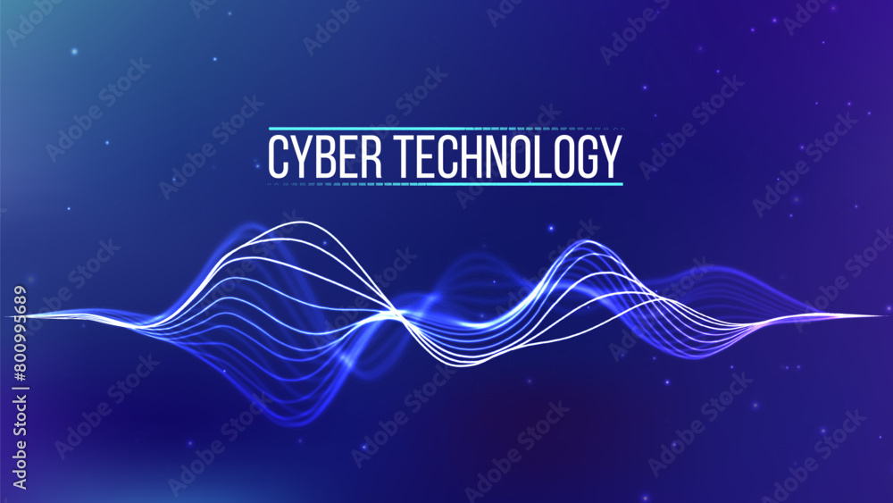 Cyber technology background. Technology digital cyber security ...