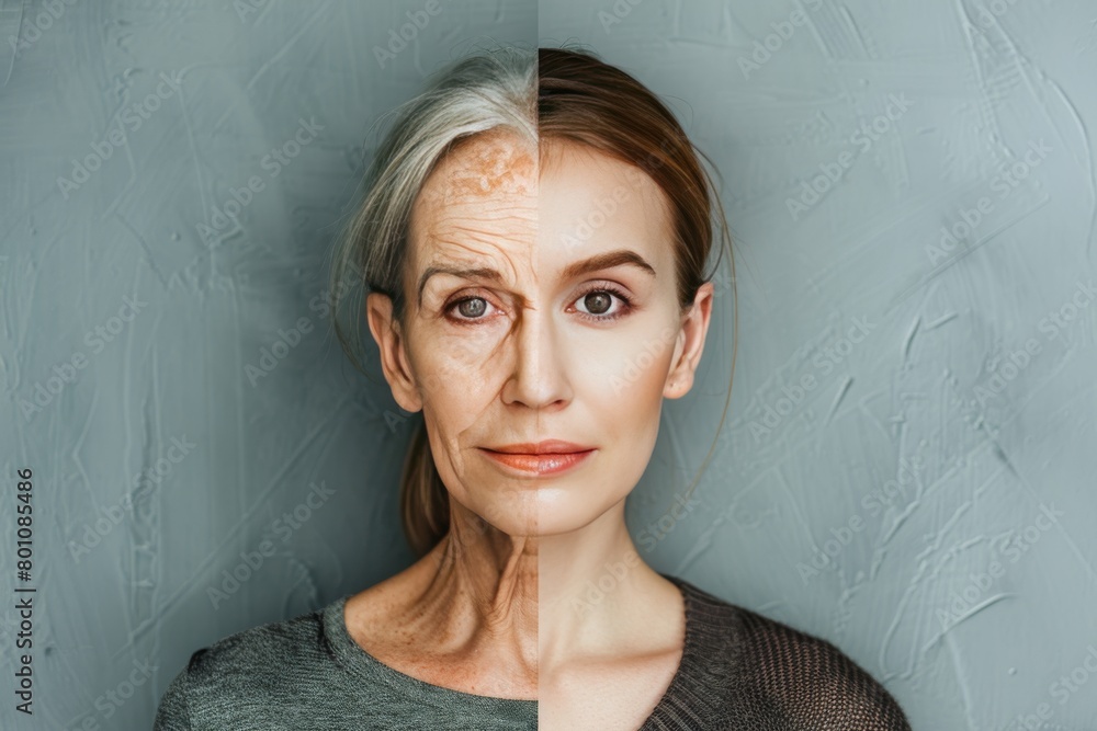 Aging stage portraits enriched by chronological gravity depict youth ...