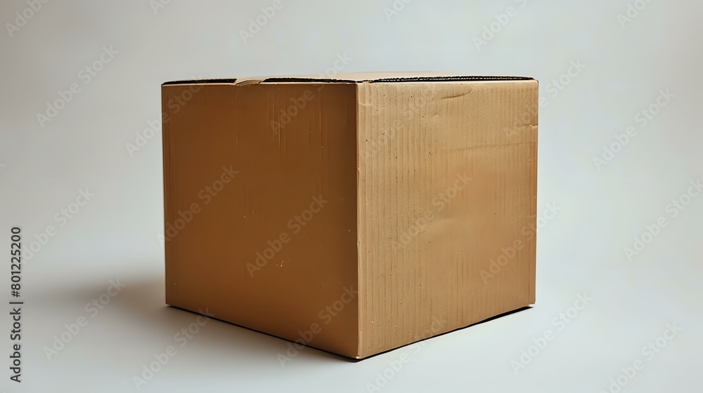 Clean and Minimalist Design: The Eco-Friendly Cardboard Box Stock Photo ...