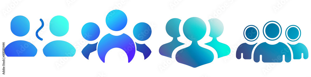 Socializing clipart collection, symbol, logos, icons isolated on ...