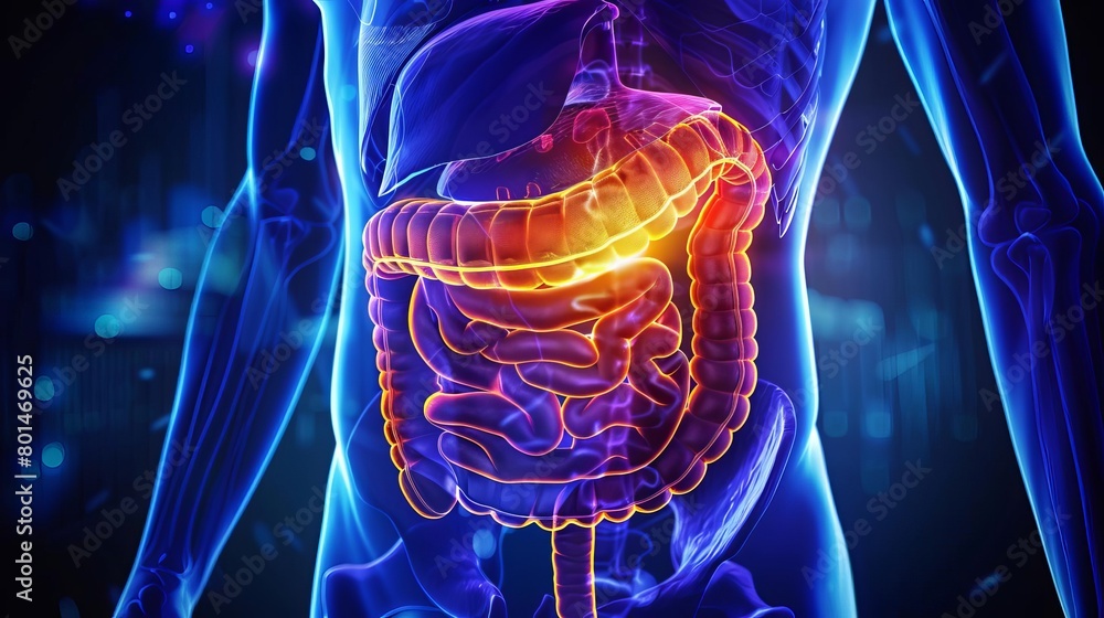 human internal organ anatomy diagram featuring the pancreas medical ...