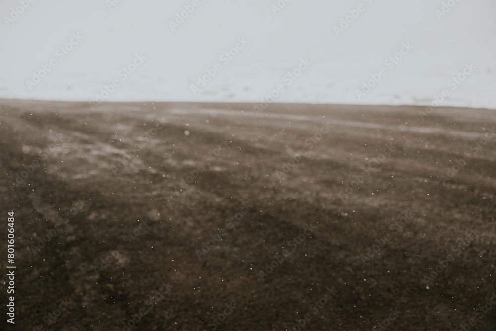 Blurry empty field background, nature aesthetic Stock Photo | Adobe Stock