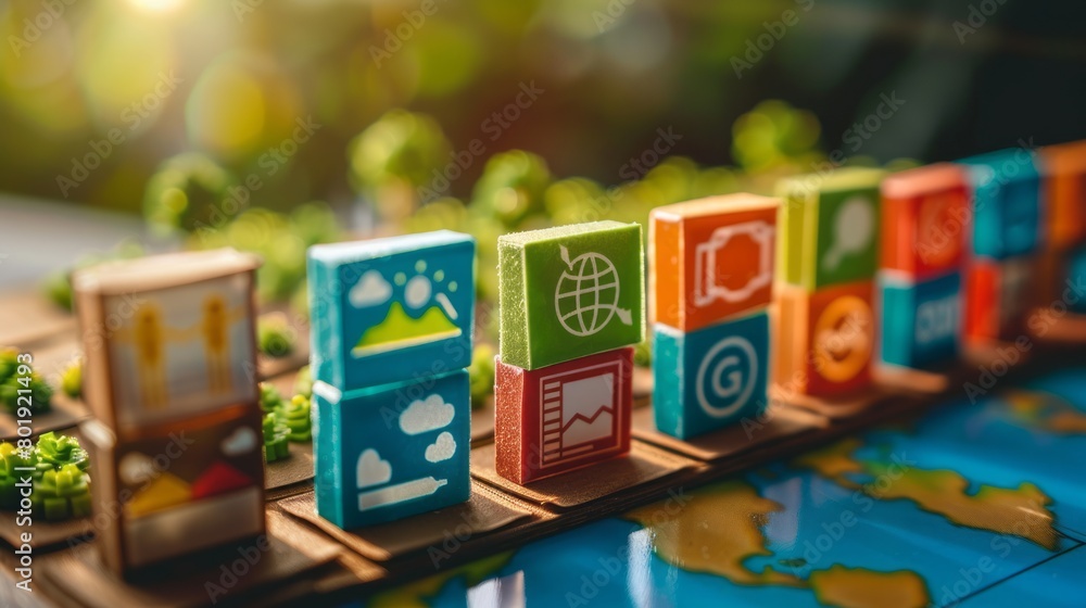 Sustainable development goals. SDGs. World Environment Day background ...