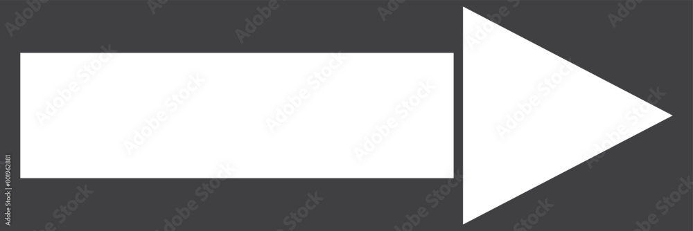 white arrow icon on white background. flat style. white arrow icon for ...