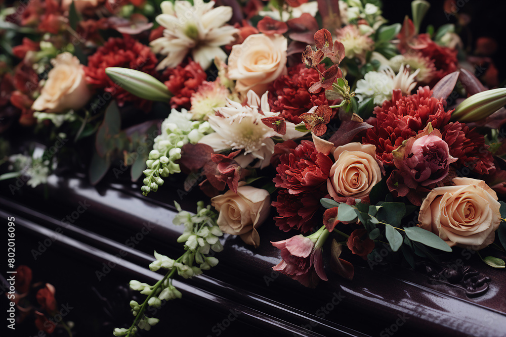 Sad bury ceremony at old cemetery church funeral farewell rest in peace ...