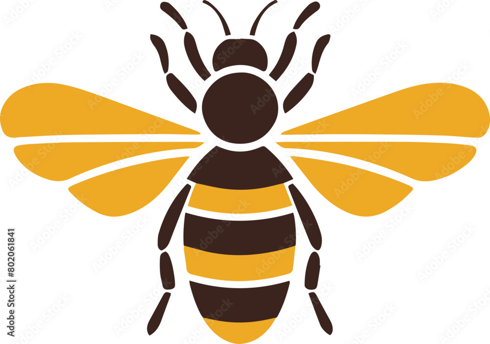 Bee logo. The bee is a symbol of hard work, dedication, and teamwork ...