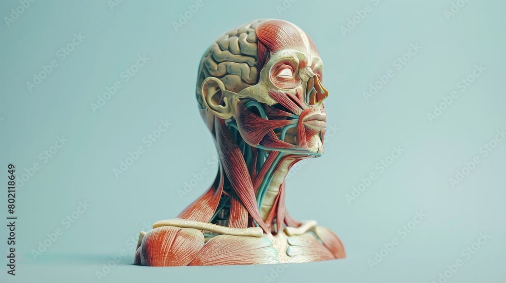 A captivating 3D rendering image illustrating the role of respiratory ...