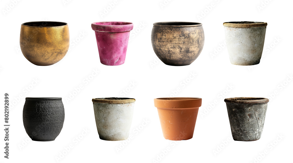 MEGA PACK of empty plant pots. Various colors and styles. Premium pen ...