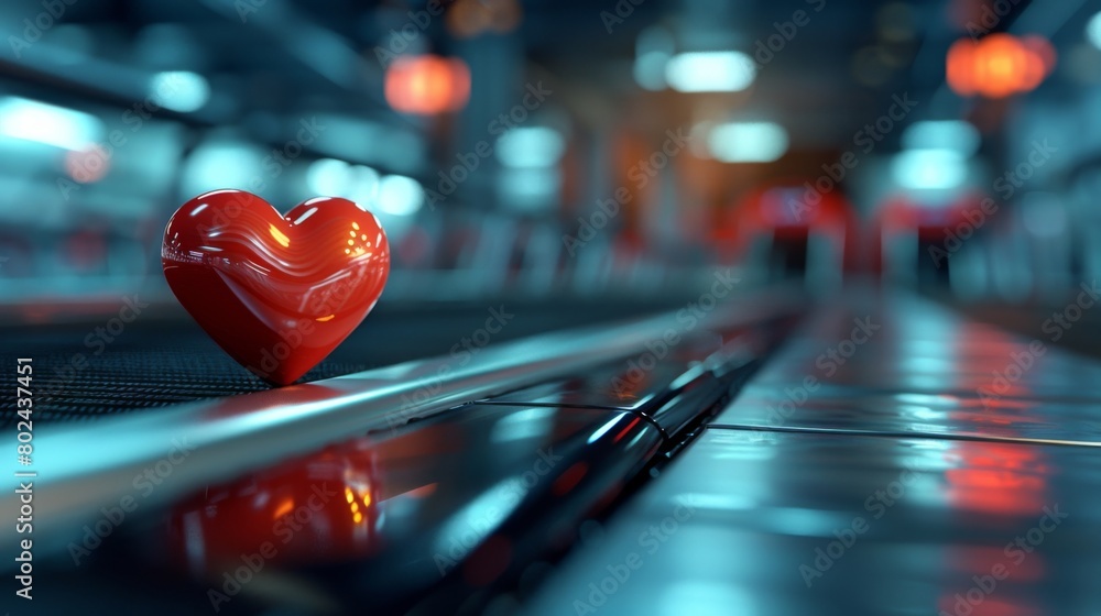 3D rendering image depicting the benefits of cardiovascular exercise ...