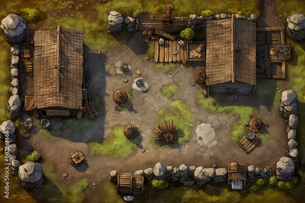 DnD Battlemap goblin, infestation, farm, creatures, pests, agriculture ...