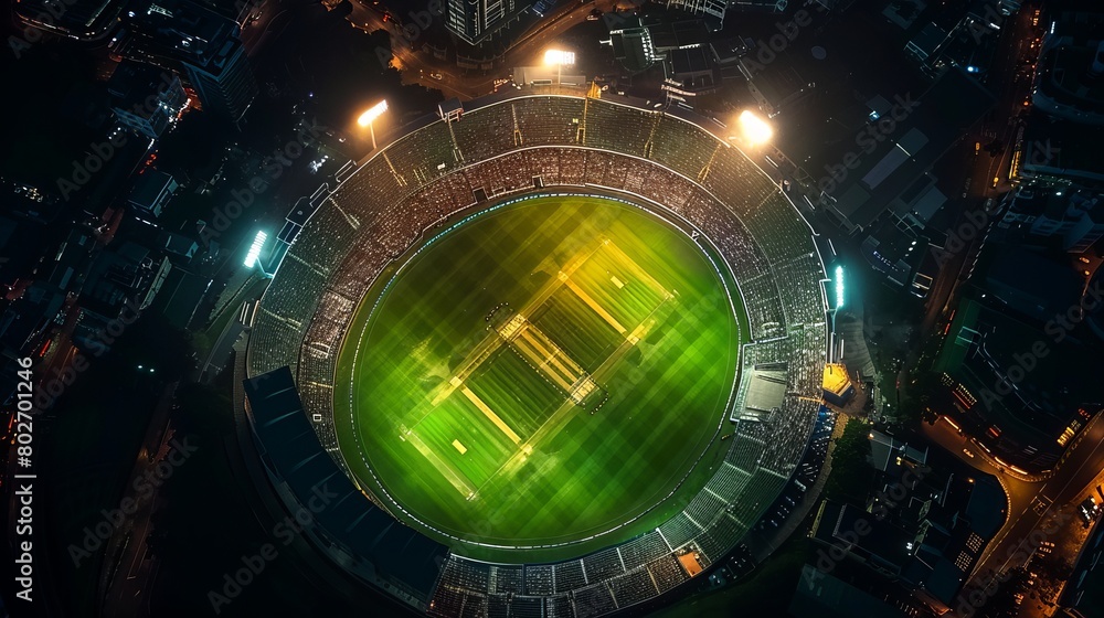 A nautical product photo featuring an oval sports stadium with ...