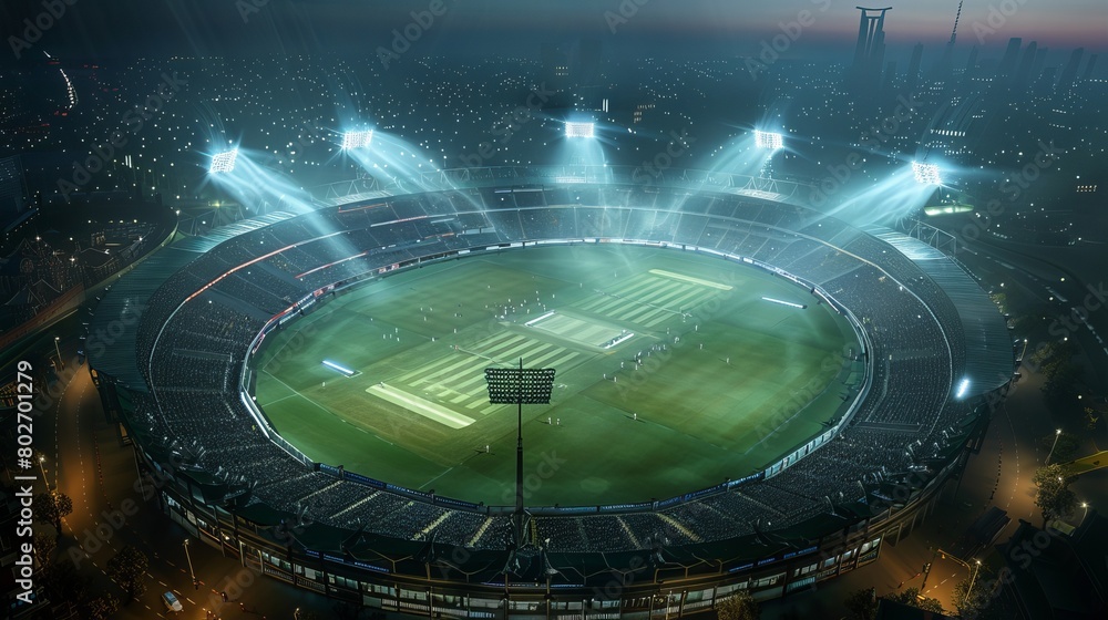 A nautical product photo featuring an oval sports stadium with ...