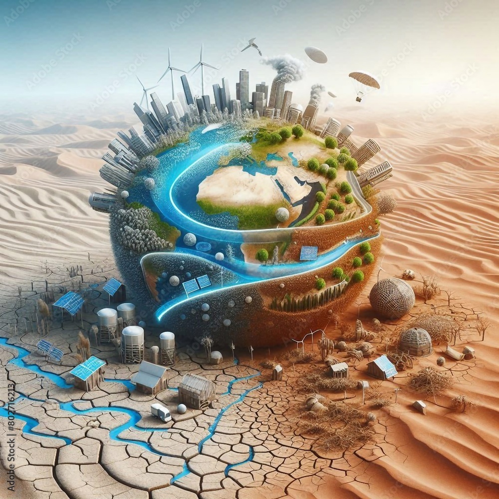 World environment Day 2024, LAND RESTORATION, DESERTIFICATION & DROUGHT RESILIENCE CONCEPT ...