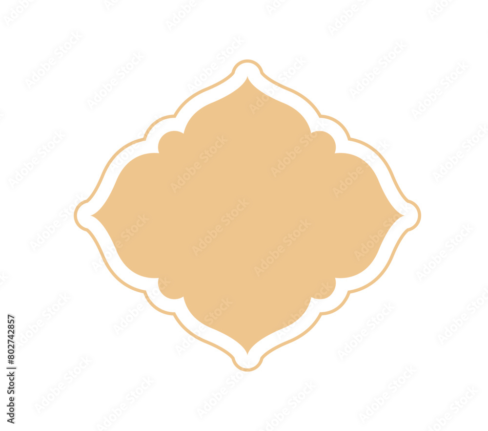 Line Thai border frame. decorative luxury golden. Vintage ornament ...