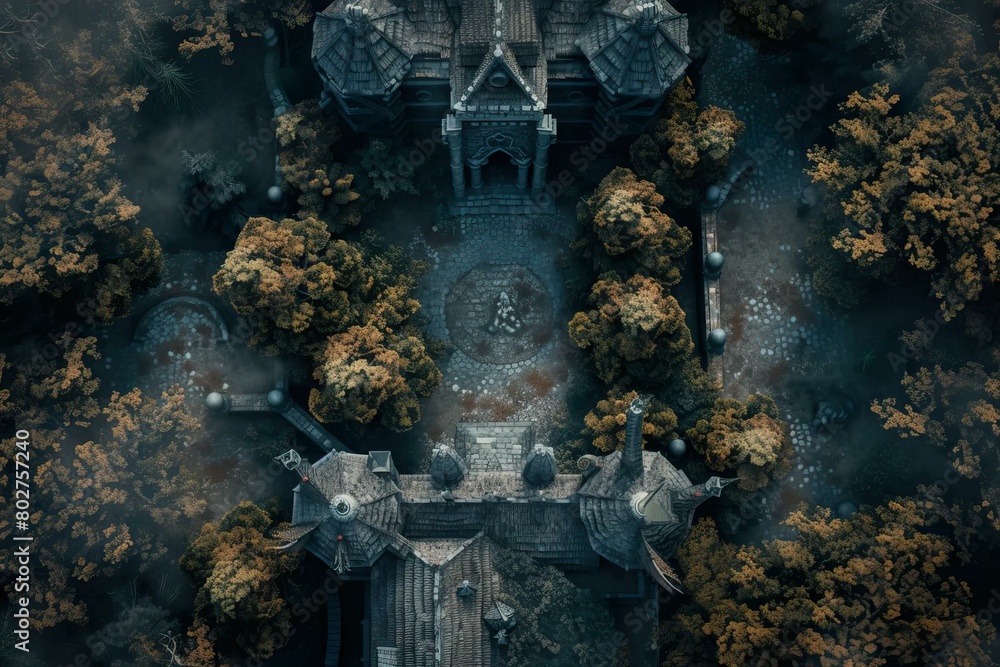 DnD Battlemap Vampiric Castle - Moody and atmospheric medieval castle ...