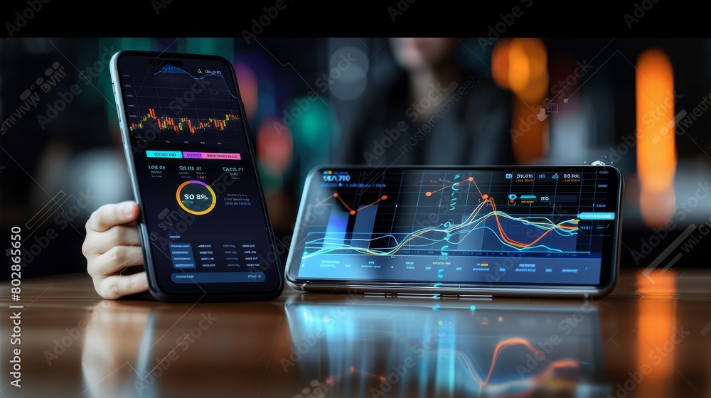 professional trading or financial portfolio management and planning for ...