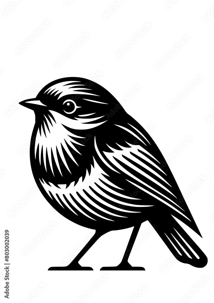 Robin bird SVG, Bird SVG, American bird SVG, Bird PNG, Robin Silhouette ...