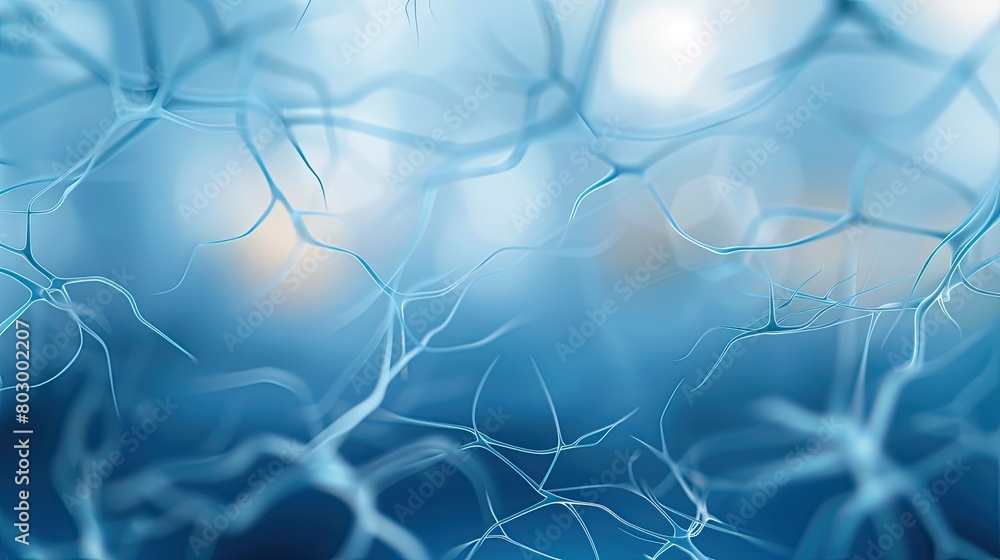 abstract blue background with nerves Stock Illustration | Adobe Stock