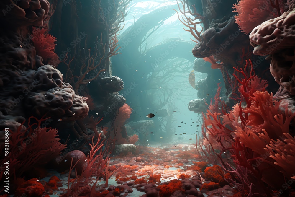 Illustrate the depths of Underwater Worlds through digital 3D rendering ...