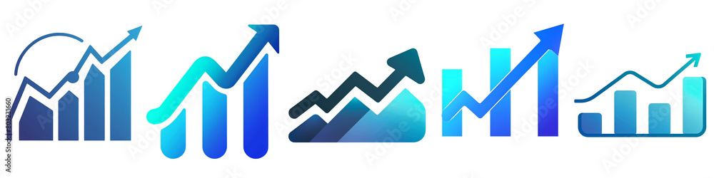 Profit and Loss clipart collection, symbol, logos, icons isolated on ...