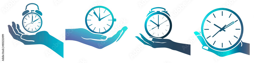 Time Management clipart collection, symbol, logos, icons isolated on ...