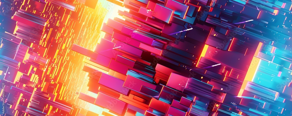 Capture the essence of futuristic technologies from a side view using a ...