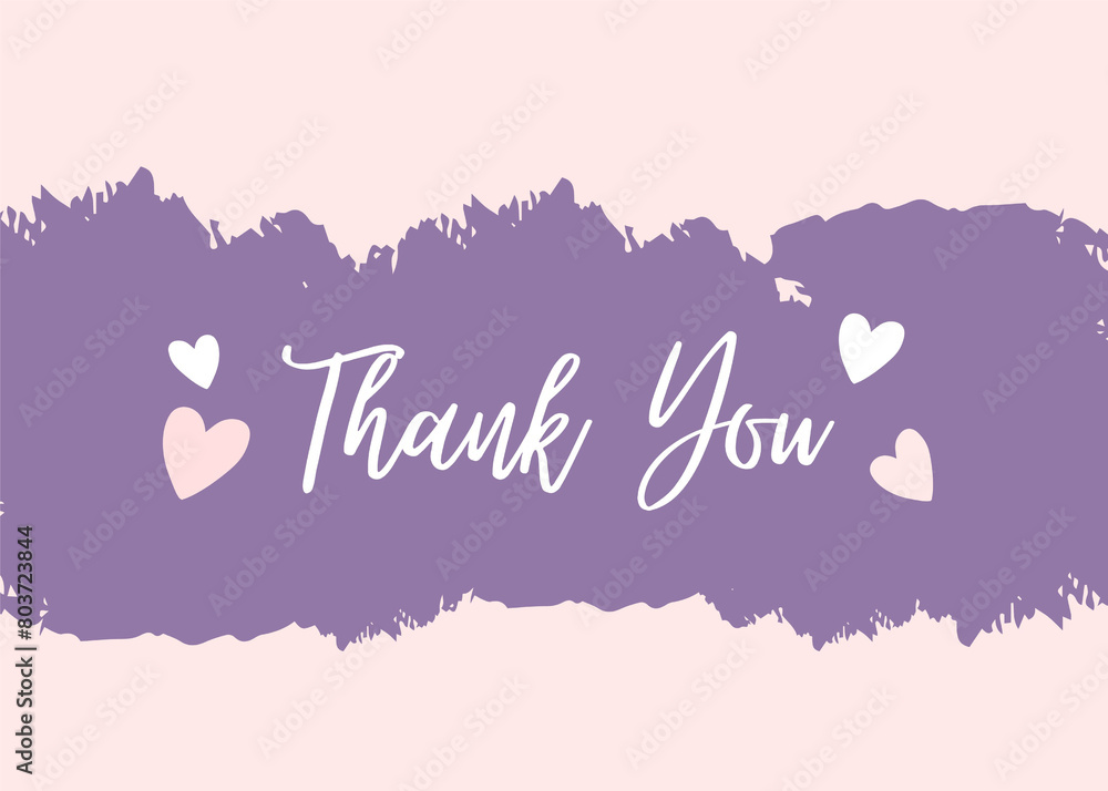 best thank you note cards, digital thank you card minimal design Stock ...