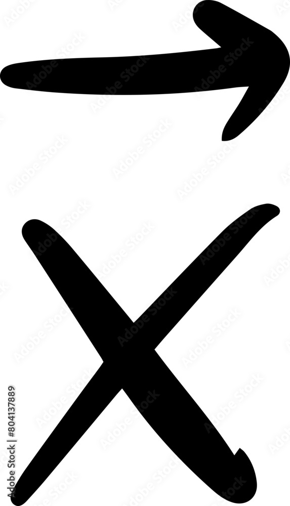 vector calculus symbol math handwritten Stock Vector | Adobe Stock