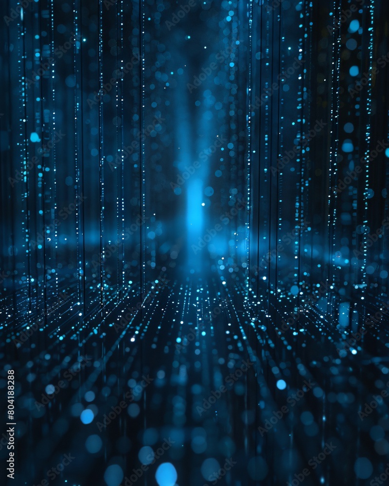 Abstract Blue Data Visualization: 3D Visualization of Blue Data Lake ...