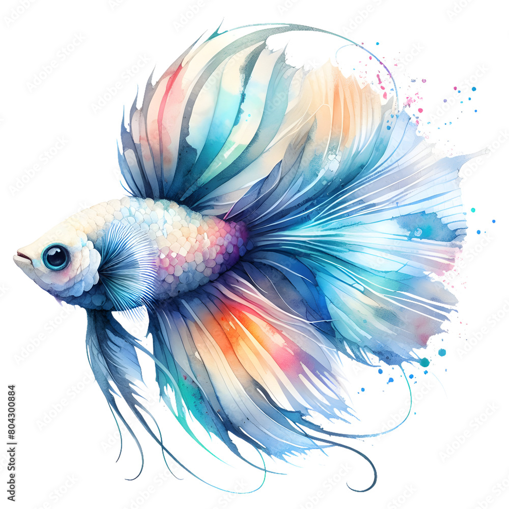Watercolor Fishes Clipart, Fish Illustrations Graphics for Printable ...