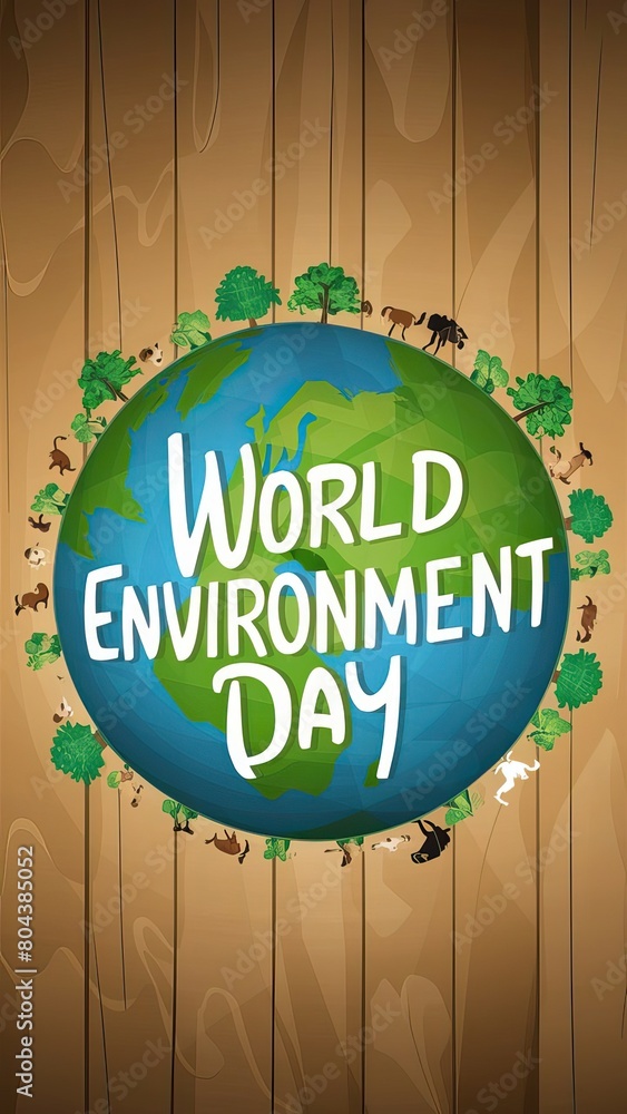 World Environment Day, Social Media Post. and. Vector. Illustration ...
