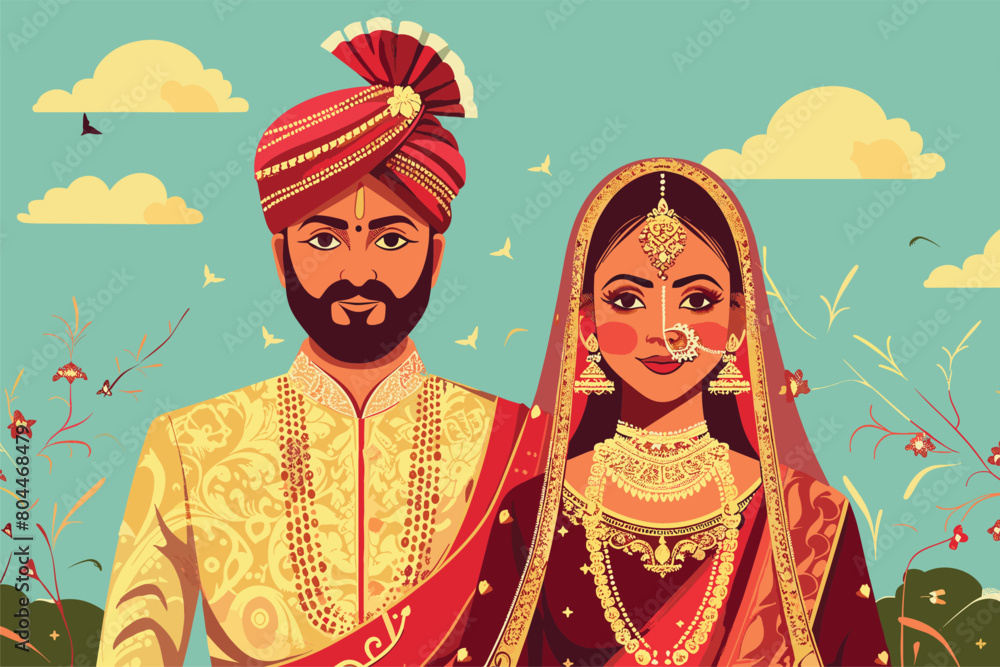 Bengali wedding cute couple, Cute couple in traditional Indian dress ...