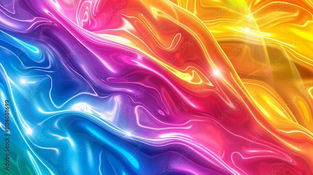 colorful and liquid smooth background with purple neon gradient, fluid ...