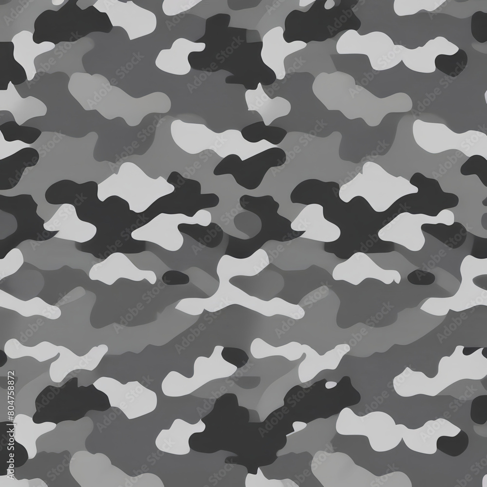 A simple camouflage pattern in Grey. Military camouflage. Illustration ...