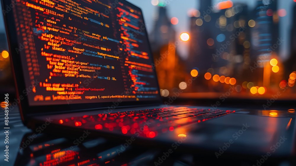 Стоковая иллюстрация «Software, web development, programming concept. Abstract Programming ...