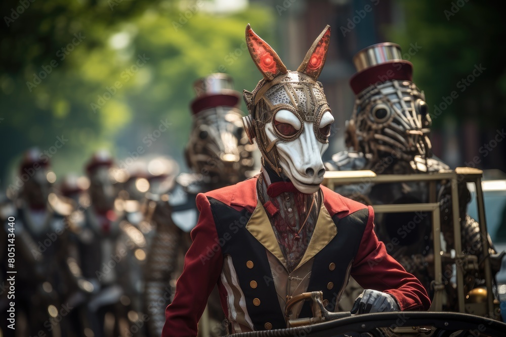 Clockwork Circus Parade Countdown: Mechanical animals and performers ...