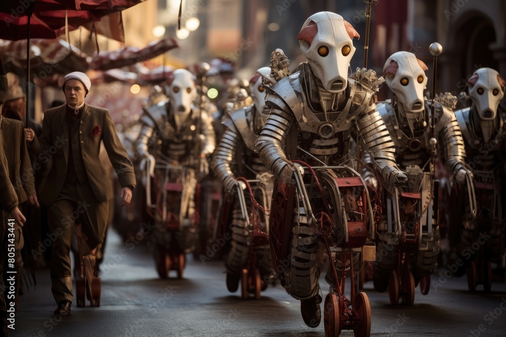 Clockwork Circus Parade Countdown: Mechanical animals and performers ...