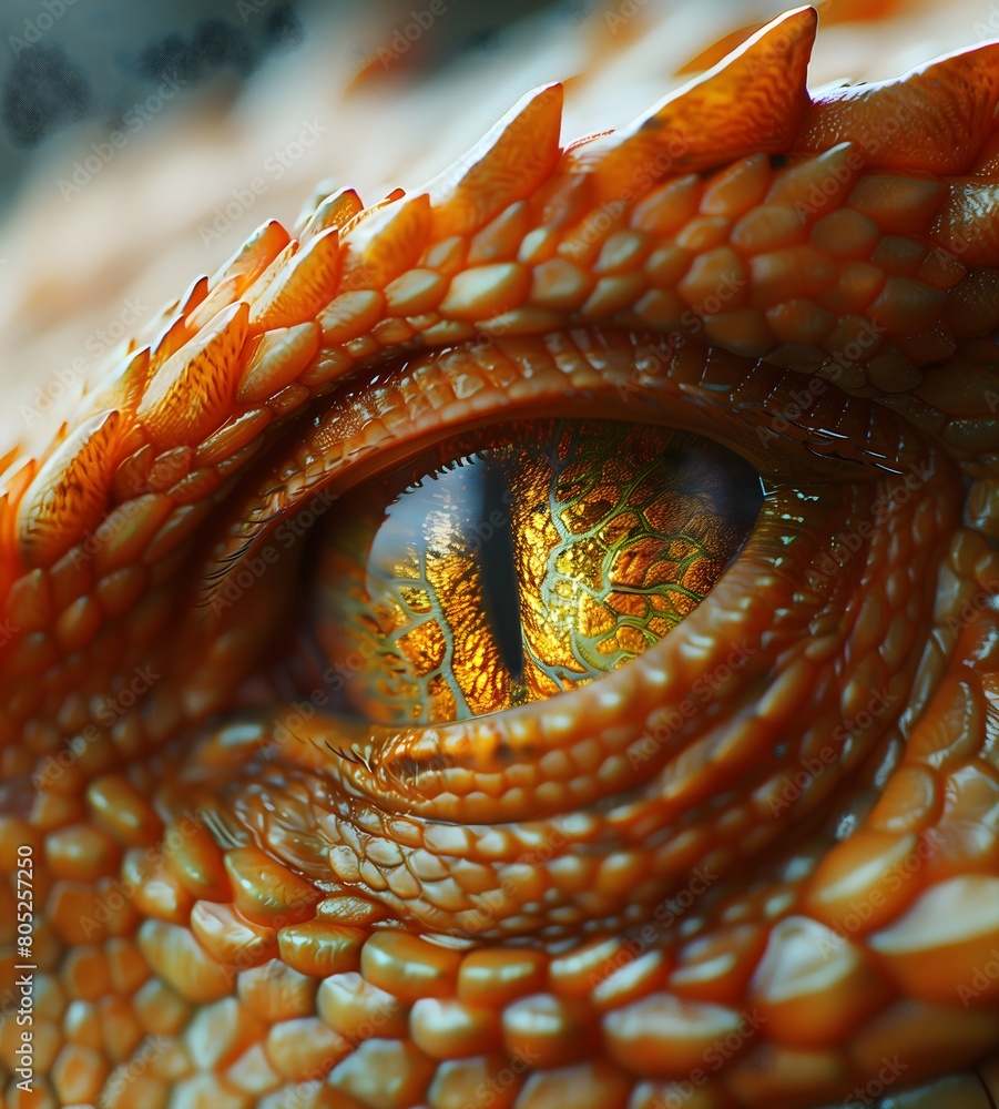 of the intense golden eye, reflecting deep and complex emotions. The ...