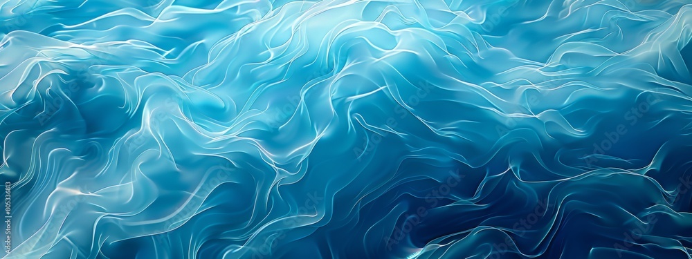 Abstract blue water waves, beautiful fluid pattern design for phone ...