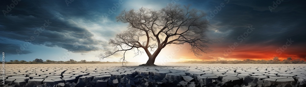 A stark contrast between a freezing cold habitat and a melting tropical ...