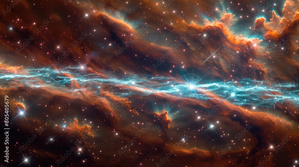 A vast star cluster with numerous bright stars clustered tightly ...