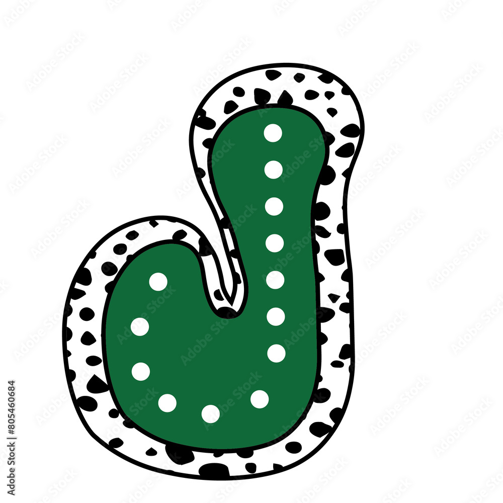 Dalmatian Dots Letters Alphabet font PNG svg, doodle Bright Colors ...